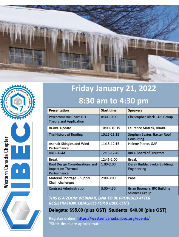 IIBEC Western Canada Chapter AGM Seminar