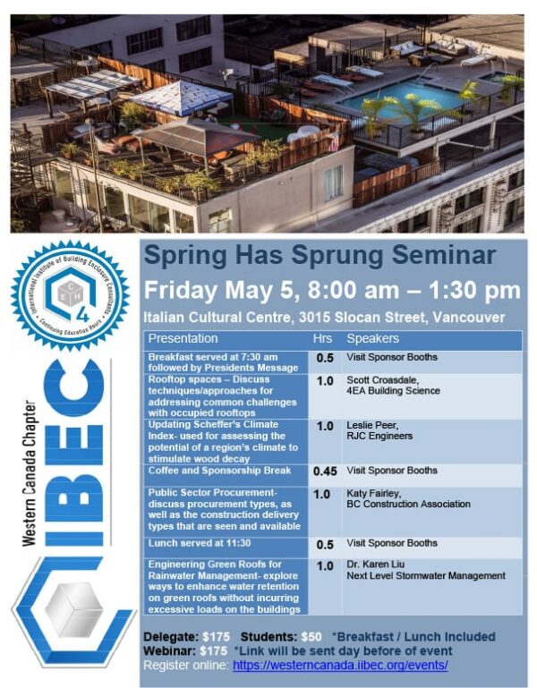 IIBEC Spring Seminar/Webinar
